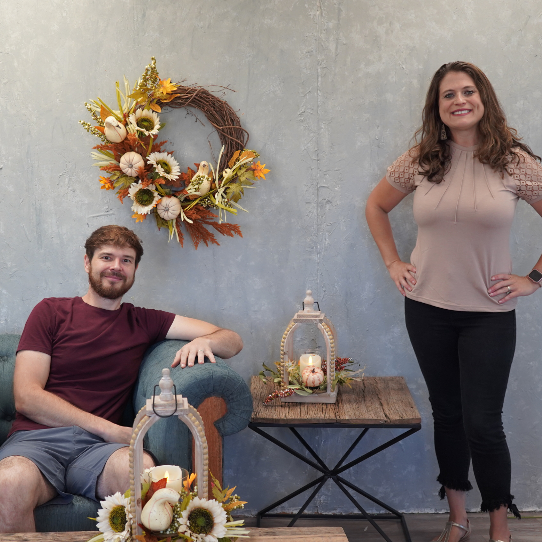 DIY HARVEST HEAVEN WREATH AND LANTERN IDEAS – David Christopher's