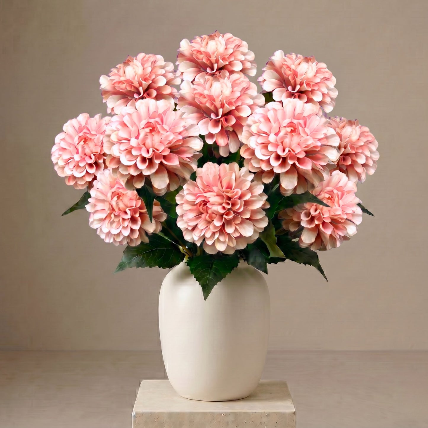 Pom Pom Dahlia Bush x7 - Light Pink - 17" | GTE – David Christopher's