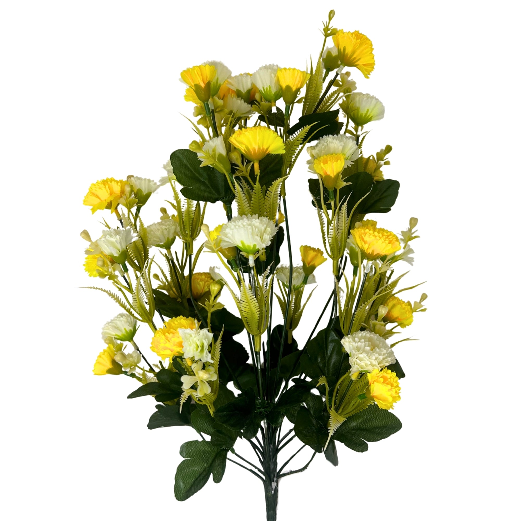 Mini Aster Wildflower Bush x24 - Cream/Yellow 20" | GTE – David ...